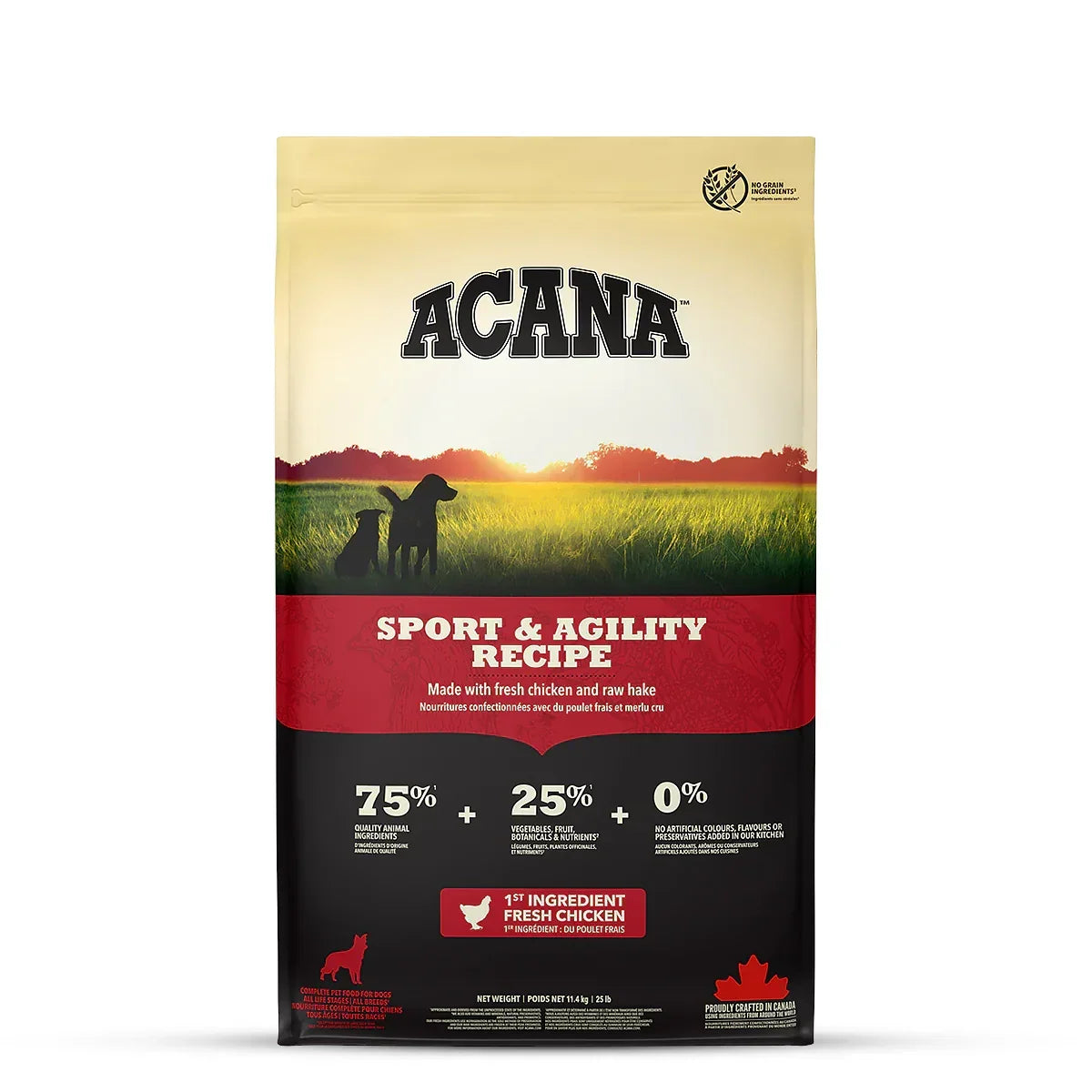 Acana Sports & Agility Adult Dry Dog Food - All Breeds - 11.4kg – Zigly