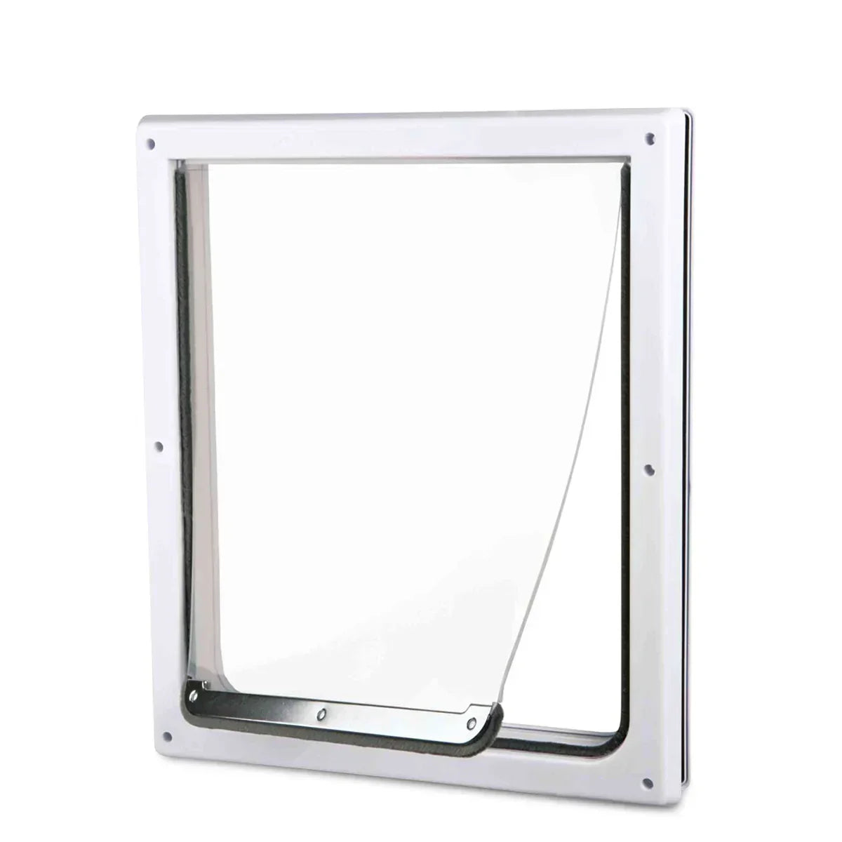 Trixie 2-Way Dog Flap with Tunnel For Dog - M-XL - White | Zigly